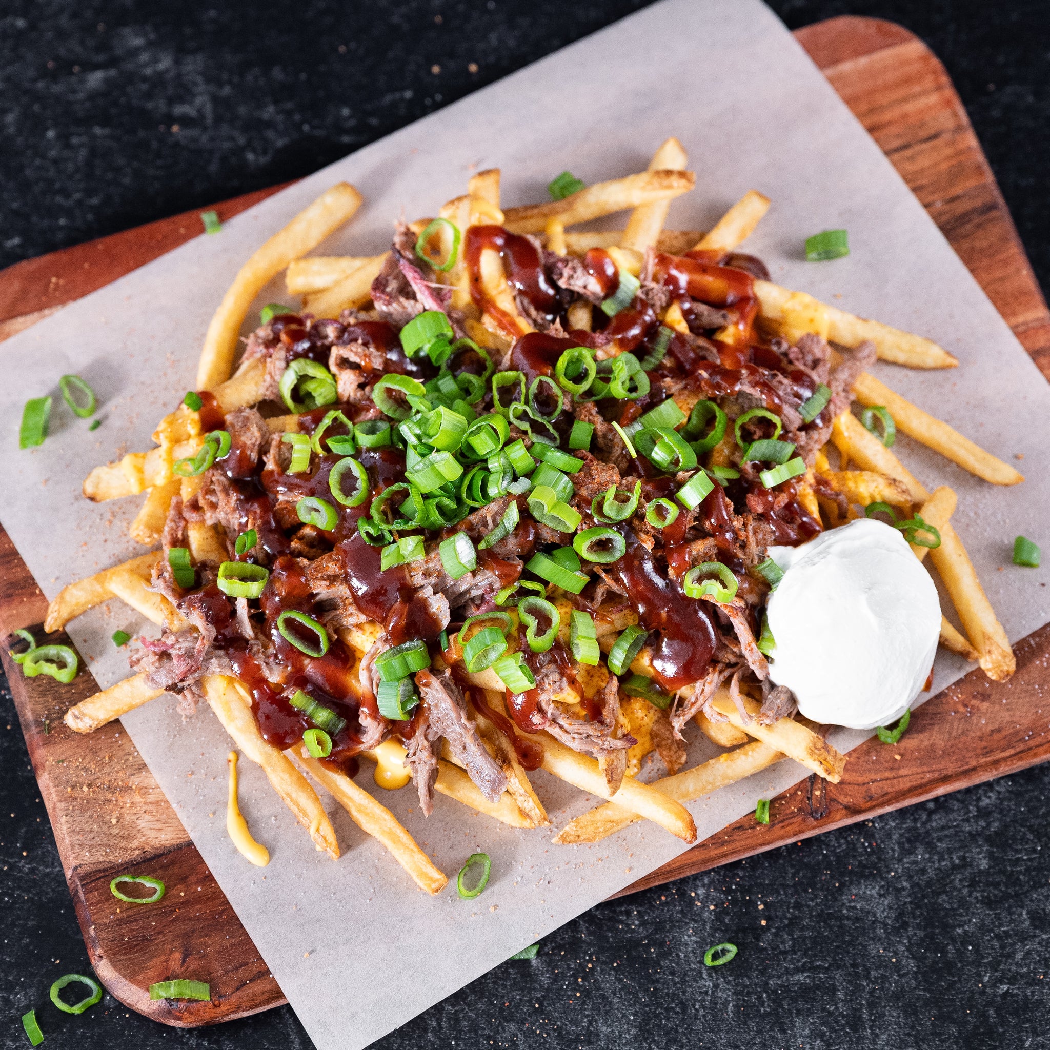 Pit Beef Bernville Special Loaded Fries | Plum Creek Farm Market